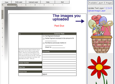 Printable Forms - Uploading Images