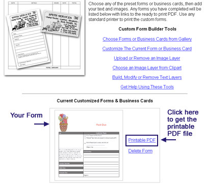Printable Forms - Uploading Images